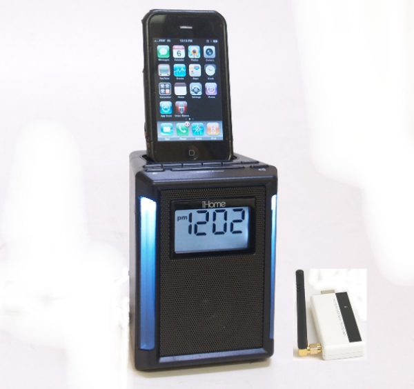 Secure IP Digital Wireless Covert Cube Clock Radio